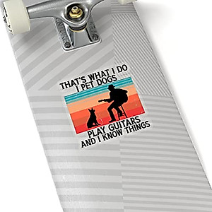 Teegarb Letter Blanket Sticker Decal Humorous Dog Doggie Mammal Pet Lover Sarcasm Enthusiast Hilarious Doggies Stickers for Laptop Car 6" × 6" / Transparent