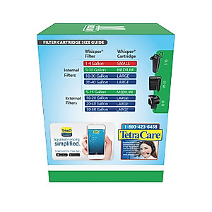 Tetra Whisper Bio-Bag Filter Cartridges for Aquariums - Ready to Use Medium