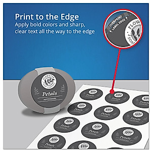 Avery 22806 Square Permanent Labels, 2-Inch x2-Inch, 300/PK, WE