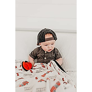 Large Premium Knit Baby 3 Layer Stretchy Quilt Blanket Chief by Copper Pearl