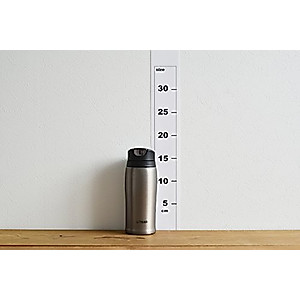 Tiger Corporation Stainless Steel Vacuum Insulated Travel Mug, 12 oz, Black