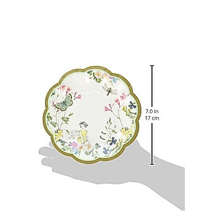 Talking Tables Truly Fairy Paper Plate with Fairy Design for a Tea Party or Birthday, Multicolor (1)