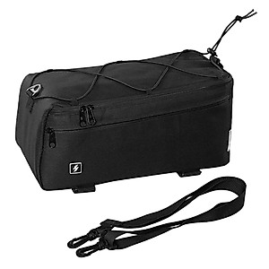 LIXADA Insulated Trunk Cooler Bag for Warm or Cold Items, Bicycle Rear Rack Storage Luggage, Reflective Cycling Mountain Bike Bike Pannier Bag, 8L