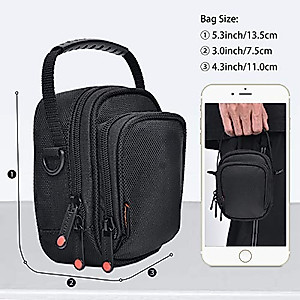 FOSOTO Camera Case Compatible for Canon PowerShot SX620 SX720 SX730 SX740 G7X G9X Mark II Nikon Coolpix A900 S9900 S9700 W100 Panasonic Lumix DC-ZS70S ZS60 ZS50 ZS100 Sony DSC-W830 W800 RX0M2