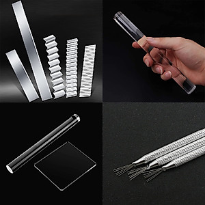 Yayatty 35 PCS Polymer Clay Cutters Set, Clay Roller, Clay Slicer Blade Clay Cutter Blade, Acrylic Sheet, Slicing Tools with Clay DIY Tool for Clay DIY, Sculpting Modelling