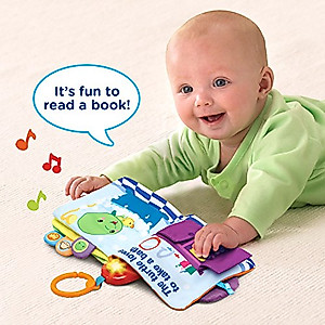 VTech Baby Peek and Play Baby Book Amazon Exclusive, Purple