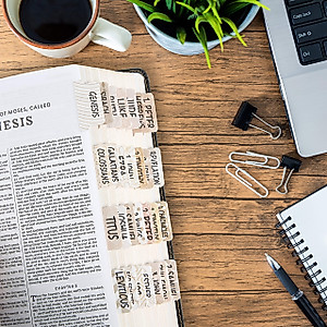 Mr. Pen- Bible Tabs for Catholic or Other Bibles, 75 Tabs, Laminated, Bible Journaling Supplies, Bible Tabs Old and New Testament, Bible Tabs for Women, Bible Tabs for Journaling Bible