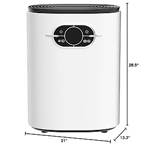 Dehumidifiers,GAITIR 40oz Dehumidifiers for home,2200/4800 Cubic Feet (215/480 sq ft),Ultra-Quiet with Auto Shut Off, Portable small Compact Dehumidifier/Auto Shutoff,Two Mode and Humidity Control, Ultra Quiet Dehumidifier