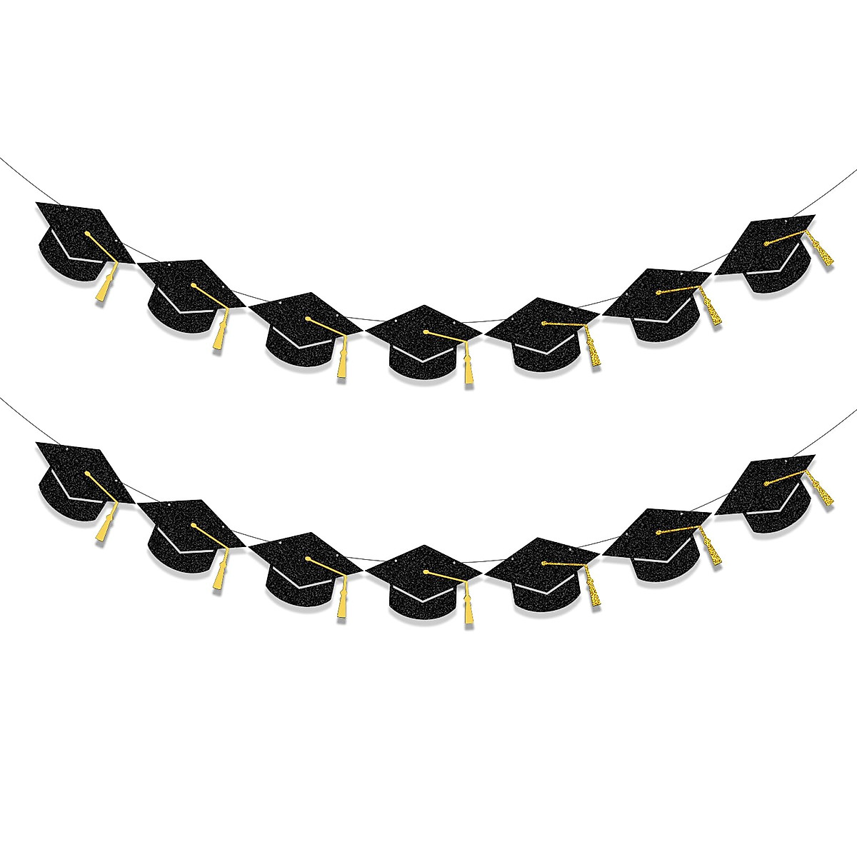 Tinbax Graduation Decorations Class of 2023 Party Supplies - Graduation Banner(Pre-Strung)