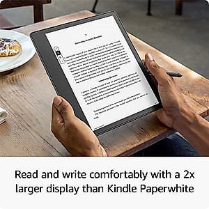 Kindle Scribe (16 GB) the first Kindle for reading, writing, journaling and sketching - with a 10.2” 300 ppi Paperwhite display, includes Premium Pen