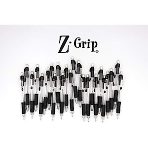 Zebra Pen Z-Grip Mechanical Pencil, 0.5mm Point Size, HB #2 Graphite, Black Grip, 12 Pack (52310)