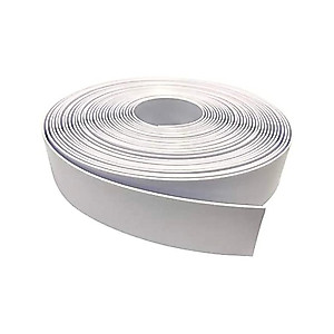 1.5" Wide x 200' Roll Vinyl Strap for Patio Chairs, Lawn Furniture, and Deck Chairs, Make Your Own Replacement Straps, (White)
