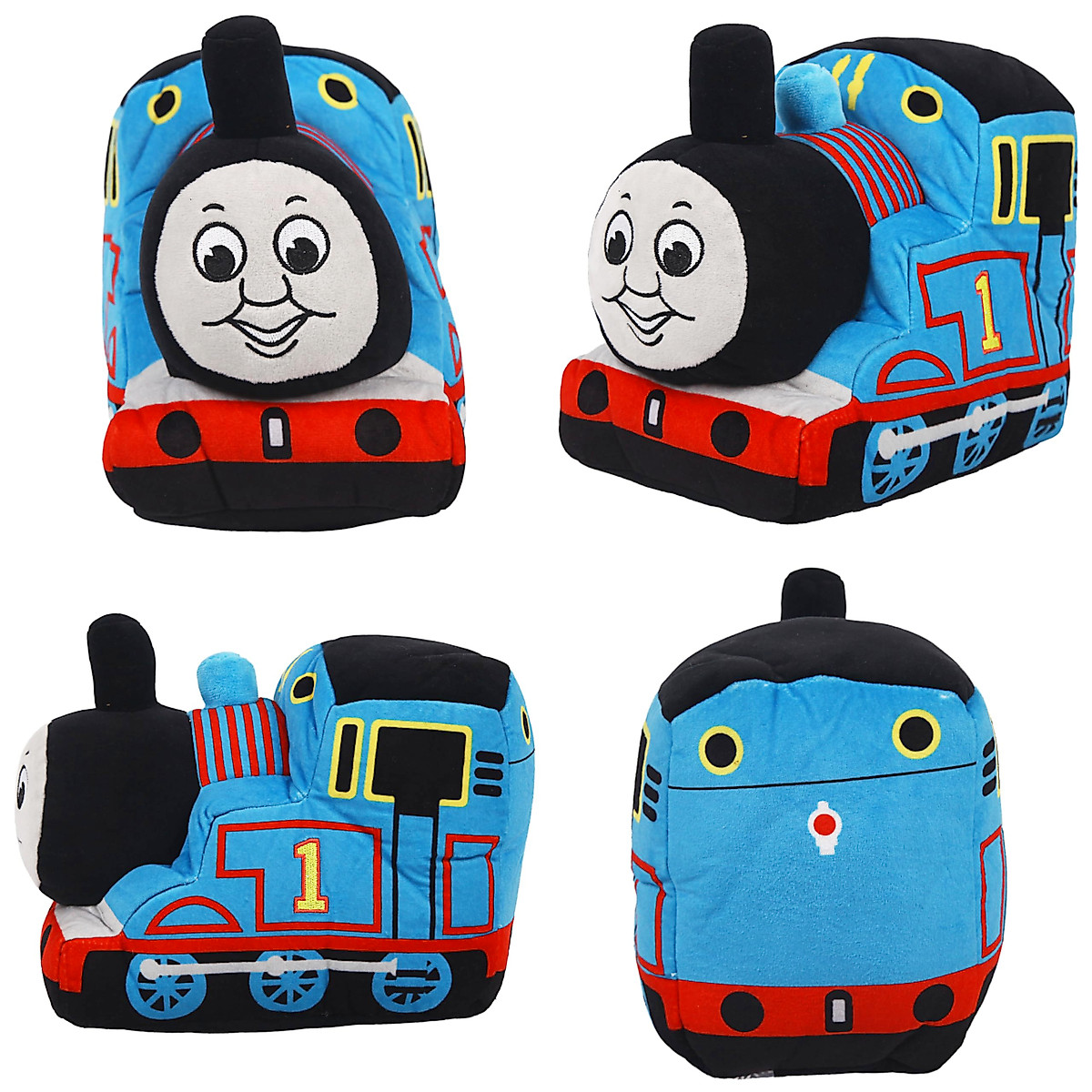 Thomas Train Plush Stuffed Percy Pillow Buddy - Super Soft Polyester Microfiber (Thomas, 4.5 inch)