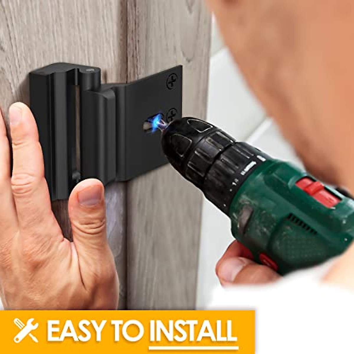 High Security Door Reinforcement Lock for Kids Safety