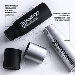 PATRICKS | SH1 Thickening Shampoo for Hair Loss in Men | DHT Blocker | Includes Protein & Other Powerful Ingredients to Support Hair Growth & Care | For Mild to Moderate Hair Loss | 200mL