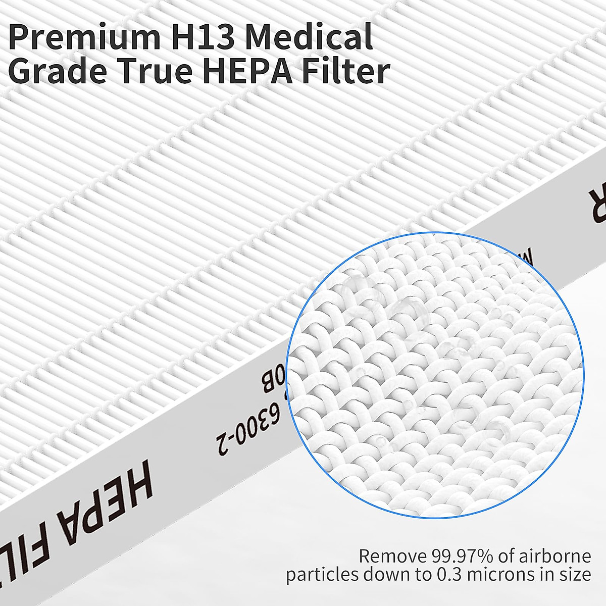 VALZONE 115115 HEPA Replacement Filter A Size 21 Compatible with Winix PlasmaWave Air Purifier C535 5300-2 6300-2,1 Washable Pre-Filter, 2 HEPA and 4 Carbon Filters