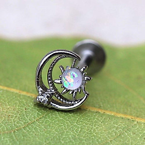 Covet Jewelry Stainless Steel Galaxy Labret