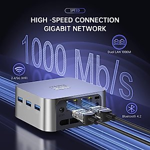 ACEMAGIC Mini PC Computer 8GB DDR4 256GB SSD