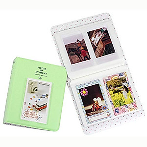 Fancyme 64 Pockets 3 Inch Mini Film Photo Album Compatible with Fujifilm Instax Mini 11 9 8 7s 90 70 LiPlay Instant Camera Link Phone Printer Photo Book Name Card Holder