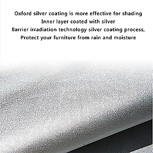 Patio Swing Cushion Cover Replacement Waterproof Outdoor Swing Seat Cover 3 Seater Dustproof Protective Covers Porch Swing Cushion Cover for 3 Seat Garden Swing Chair Cushions,Gray,75*52*6in