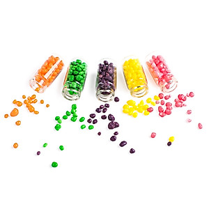 Super Z Outlet Mini Overall Decorative Bottles Cork Tops for Camping Project, Arts & Crafts, Jewelry, Stranded Island Message, Wedding Wish, Party Favors - 1 Milliliters - Glass