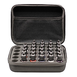 Creative Hobbies Alcohol Ink Case, Store and Carry Alcohol Ink, Paints, Reinkers and Accents - Small Travel Case Holds 30x 0.5 Ounce Bottles, Great for Storing Craft Supplies