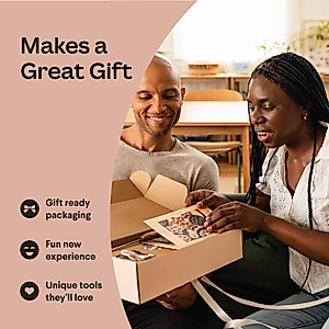 Swedish Rosettes Cooking Set - Funnel Cake Maker with Traditional Waffle Iron - Unique Gifts for Cooks Baking Set - Mini Waffle Maker Baking Kit - Cooking Gifts, Chef Gifts, Food Gift, Hostess Gift