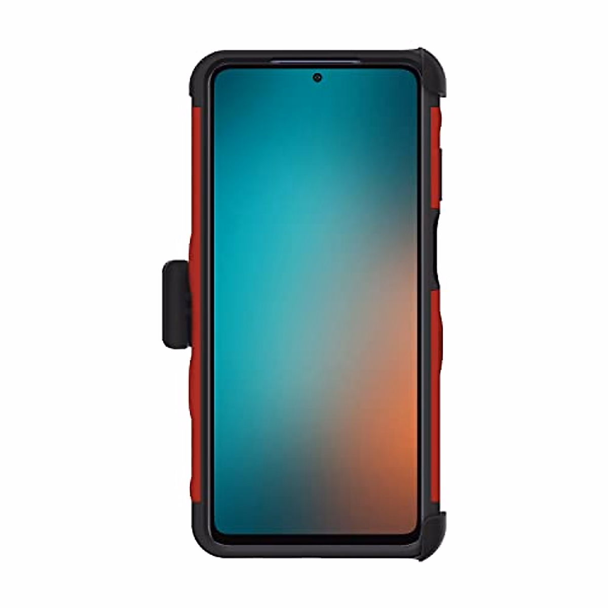 ZIZO Bolt Bundle for Moto g 5G (2022) Case with Screen Protector Kickstand Holster Lanyard - Red