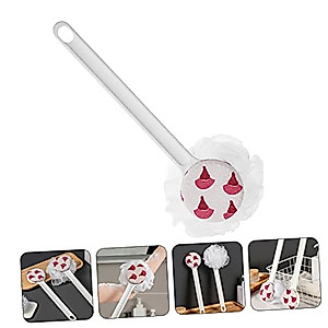 FOMIYES Bath Back Brush Bath Cleaner Mens Body Scrubber Mens Loofah Back Bath Brush Dual-Sided Back Brush Shower Foot Scrubber Bath Back Scrubber Scrubbing Brush for Shower Bathing Brush