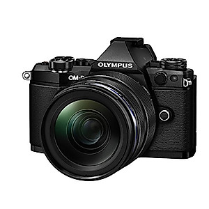 Olympus OM-D E-M5 Mark II Kit, Micro Four Thirds System Camera + M.Zuiko 12-40 mm PRO Universal Zoom Black