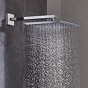 Grohe 27705000 Euphoria Cube Rain Shower Head, 2.5 GPM, Starlight Chrome
