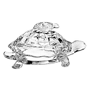 STUDIO SILVERSMITHS Crystal Turtle Candy Box