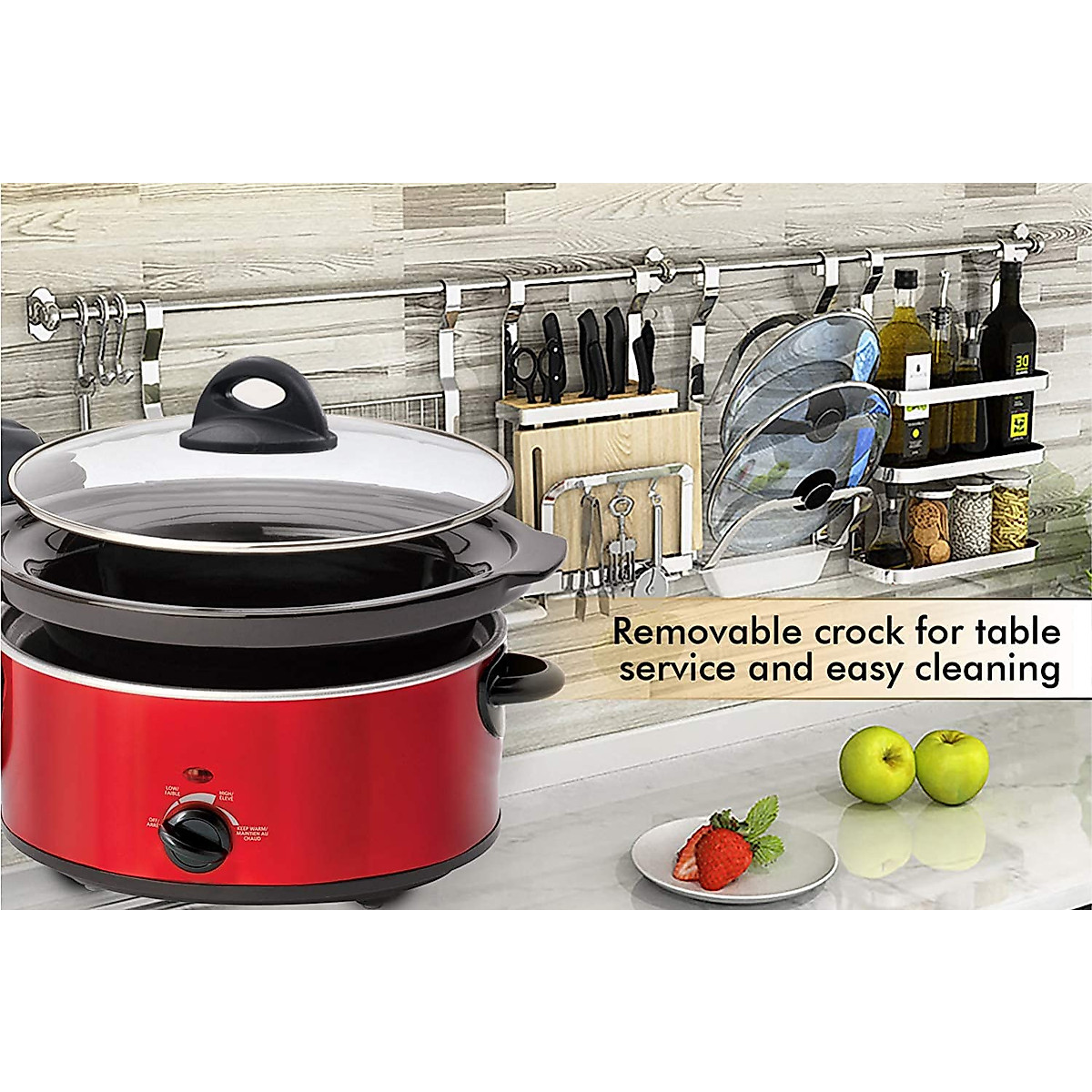 Universal Pot Lid Handle Replacement Compatible With rival crockpot Replacement Lid Parts and more Universal Kitchen Cookware Lid Replacement Knobs 2.5 Inch(1 Pack)