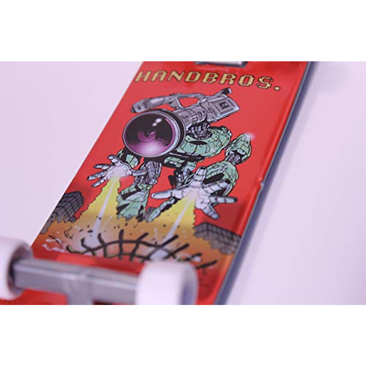 HANDBROS Handboard Skateboard 27cm 10.5 inch Tech Large Finger Board W/Grip 'VXBOT'