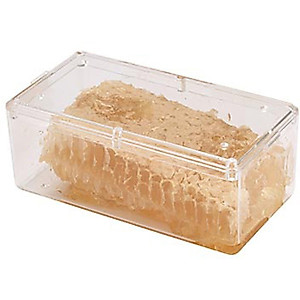Pioneer Plastics 155C Clear Rectangular Plastic Container, 4.3125" W x 2.25" D x 1.75" H, Pack of 12