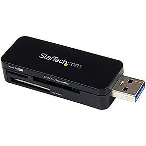 StarTech.com USB 3.0 External Flash Multi Media Memory Card Reader, SDHC MicroSD, TAA - Replaced by FCREADMICRO3V2