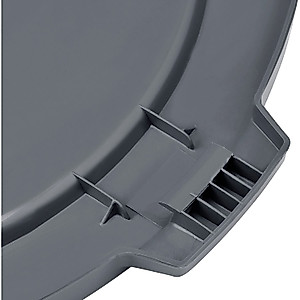 Trash Container Lid for 44 Gallon Can, 24-1/2" Dia,