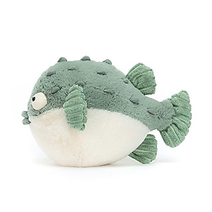 Jellycat Pacey Pufferfish Stuffed Animal, 7 inches | Ocean & Sea Plush Toy | Classic Children's Gift