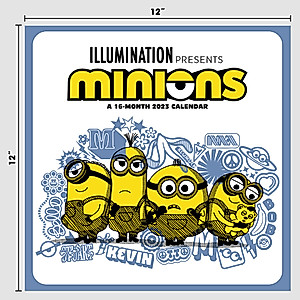 2023 Minions: The Rise of Gru Wall Calendar