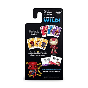 Funko Something Wild! Marvel Infinity War with Iron Man Pocket Pop! Card Game for 2-4 Players Ages 6 and Up