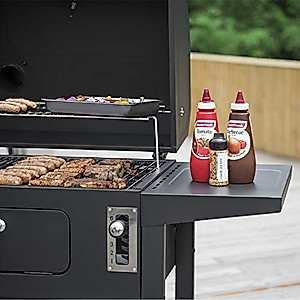 Royal Gourmet CD1824AX 24-Inch Charcoal Grill Outdoor BBQ Smoker Picnic Camping Patio Backyard Cooking, Black