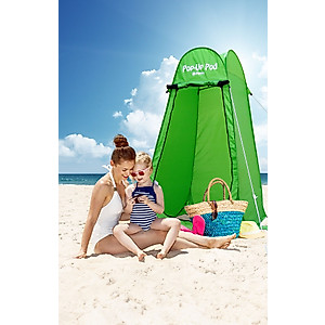 GigaTent Pop Up Pod Changing Room Privacy Shower Tent – Instant Portable Outdoor Rain Shelter, Camp Toilet for Camping & Beach – Lightweight & Sturdy, Easy Set Up, Foldable - with Carry Bag