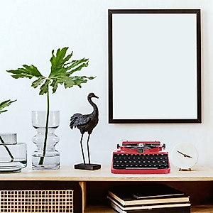 FOMIYES Vintage Typewriter Model Metal Manual Typewriter Antiques Retro Electric Typewriter Desktop Ornament for Home Office Study Room Decoration Red