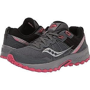 Saucony Women's Excursion TR14 Running Shoe, Charcoal/Coral, 8.5 W US