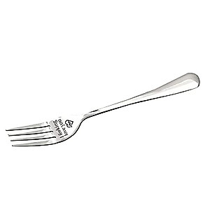 Engraved Fork, Forking Love You Fork Stainless Steel Forks, Inspirational Funny Dinner Forks Stocking Stuffers Gifts for Men Women Boyfriend Girlfriend Husband Wife Friends