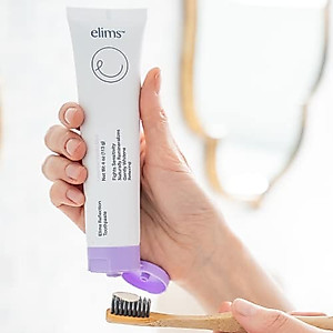 ELIMS Reflection Toothpaste 2 Pack - Lavender Vanilla Mint & Pineapple Orange Mint Flavor - Natural Toothpaste for Whitening & Sensitive Teeth - Nano-Hydroxyapatite & Xylitol - Fluoride Free - 2 x 4oz