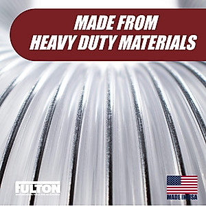 6" x 10' (6 inch diameter by 10 feet long) Ultra-Flex Clear Vue Heavy Duty PVC Dust, Debris and Fume Collection Hose - MADE IN USA!