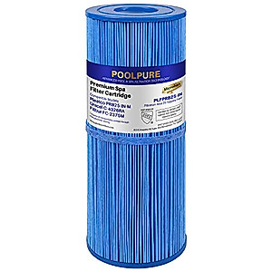 POOLPURE Antimicrobia PRB25-IN-M Spa Filter Replaces Unicel C-4326RA, Filbur FC-2375M, 3005845, 17-2327, 100586, 33521, 25392, 817-2500, 5X13 Drop in Spa Filter 1 Pack