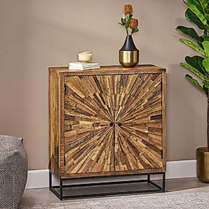 Christopher Knight Home CABINETS, Natural, Black