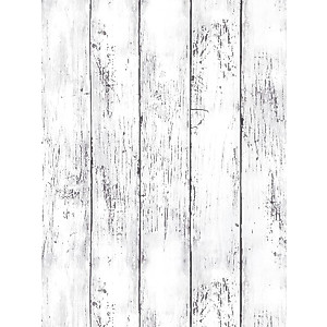 White Grey Wood Wallpaper Shiplap Peel and Stick Wallpaper 17.7inchx118.1inch White Wood Plank Contact Paper Wood Peel and Stick Wallpaper Rustic Self Adhesive Decorative Wallpaper for Kitchen Vinyl